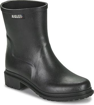 Aigle Femme FULFEEL Mid NL Botte de Pluie, Noir, 39 EU