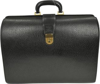 Burberry unisex, Pre-owned, Noir, Taille: ONE Size Sac &agrave; main en cuir Pre-owned