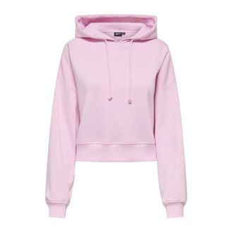 Only Only, Femme, Sweatshirts et sweats &agrave; capuche, Rose, Taille: 42 FR SweaT-shirts &agrave; capuche