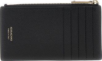 Ferragamo Gancini Card Case - Black
