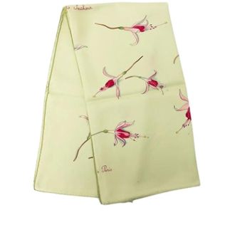 Herm&egrave;s Pre-owned Fl de Fuchsia Seidenschal - - Pre-owned - Damen - Gr&uuml;n - ONE SIZE