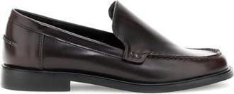 Caf&egrave;noir Mocassins Effet Cuir Bross&eacute;, pour Femme, Couleur Rouge, Taille 40