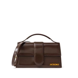 Jacquemus Femme, Sacs, Brun, Taille: ONE Size Sac &agrave; main en cuir marron