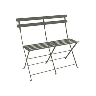 Fermob Banquette pliante Bistro - Vert - Acier - Designer Studio Fermob