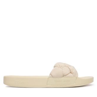 Tommy Jeans Pantoletten Tommy Jeans Tjw Braided Slides EN0EN02975 &Eacute;cru