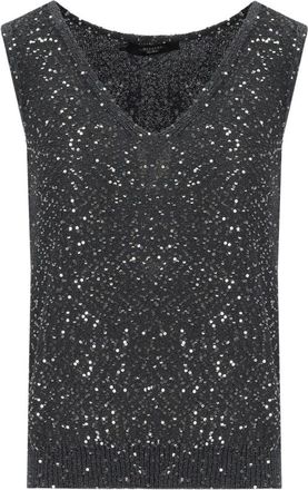 Max Mara Femme, Pulls, Gris, Taille: 36 FR Tempo Top