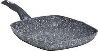 Aeternum Grill Pfanne, induktionsgeeignet, Aluminium, 28 x 28 cm