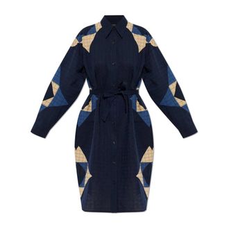 A.P.C. Patchwork-Hemdblusenkleid - - Dresses - Damen - Blau - L
