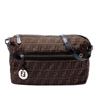 Fendi Pre-owned Canvas Crossbody Bag - - Pre-owned - Damen - Braun - ONE SIZE