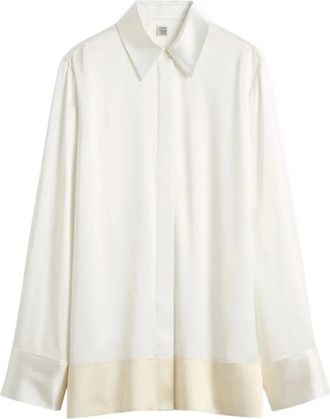 Toteme Soft Smokinghemd - - Blouses & Shirts - Damen - Wei&szlig; - S
