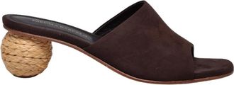 Paloma Barcel&oacute; Femme, Chaussures, Brun, Taille: 41 EU Mules en daim