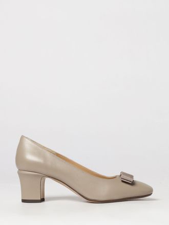 Ferragamo Escarpins Vara en cuir de veau avec naud et talon carr&eacute;