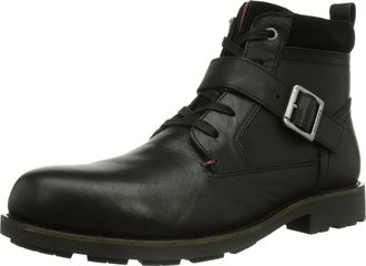 Tommy Hilfiger Clift 8A, Herren Biker Boots, Schwarz (Black 990), 44 EU (9 Herren UK)