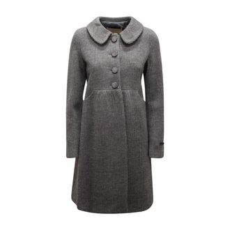 Emma & Gaia 22S934 Strickmantel - - Coats - Damen - Grau - S