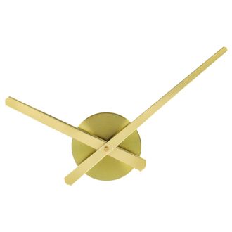 NUOBESTY Selbstgemacht Uhrwerk Satz mit Gro&szlig;em 3D Metall Zifferblatt Ger&auml;uschlosem Wanduhrwerk Pr&auml;zisen Uhrzeigern und Zubeh&ouml;r f&uuml;r Heimwerker