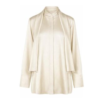 Jil Sander Shirt With Balls - - Blouses & Shirts - Damen - Beige - S
