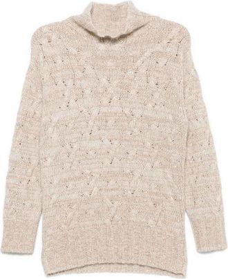 Fabiana Filippi Rollkragenpullover - Beige