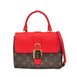 Louis Vuitton Sac &agrave; main en toile Pre-owned - Femme - Pre-owned - Rouge - Taille: ONE Size