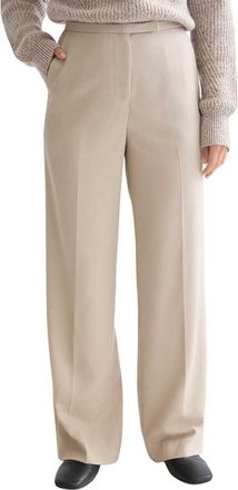 Scotch & Soda Edie Gabardine-Hose mit hoher Taille und weitem Bein, Plaza Taupe U292, 30 W/30 L