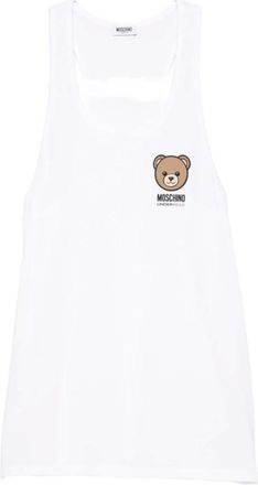 Moschino Homme, Tops, Blanc, Taille: S D&eacute;bardeur