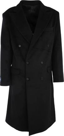 Family Fir$t Milano manteau à boutonnière croisée - Noir