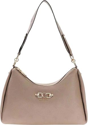 Guess Femme, Sacs, Beige, Taille: ONE Size Anise Double Zip Shoulder Bag