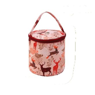 Generic Tragbare Runde Garn Lagerung Taschen Stricken Wolle Organizer wasserdichte H&auml;keln Haken Tasche for N&auml;hen Zubeh&ouml;r Werkzeuge(A-1)