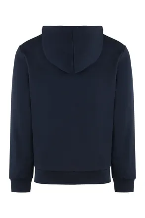 A.P.C. Mens Hoodie Standard Grand Vpc Dark Navy-Ecru Cotton Jumpers Navy/ecru Sweater