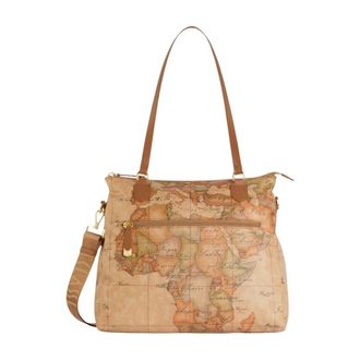 Alviero Martini 1A Classe Femme, Sacs, Beige, Taille: ONE Size Soft Shopper Backpack