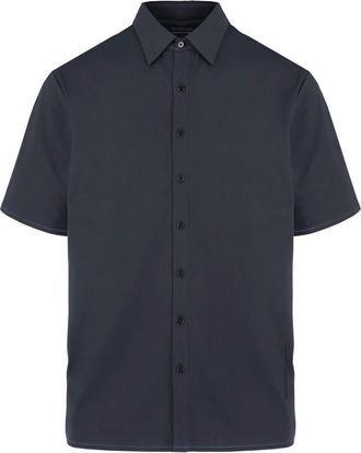 Bomboogie Homme, Chemises, Bleu, Taille: L Technical Jersey Short Sleeve Shirt