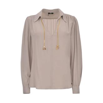Elisabetta Franchi Bluse - - Blouses & Shirts - Damen - Grau - L