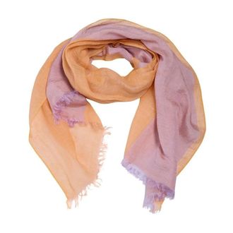 Bitte Kai Rand Gestreifter Seide-Leinen-Schal - - Accessories - Damen - Mehrfarbig - ONE SIZE