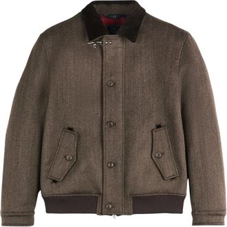 Fay Bomber de Conduite - Homme - Vestes - Brun - Taille: XL