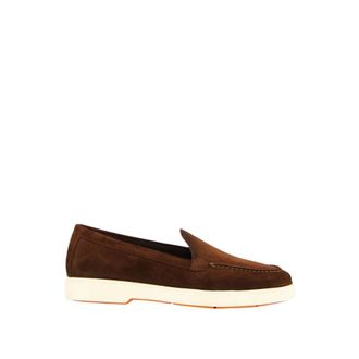 Santoni Suede Loafer - - Shoes - Damen - Braun - 37 EU