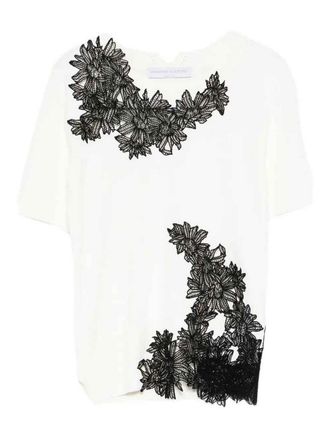 Ermanno Scervino Pull Col Rond - Blanc