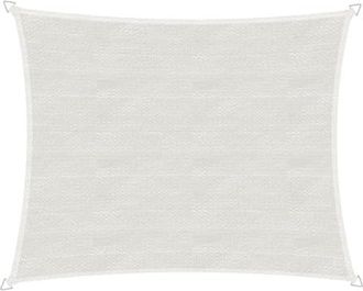 WINDHAGER Sonnensegel CAPRI - 3 x 4 m - Sonnenschutz f&uuml;r Garten und Terrasse, wei&szlig;