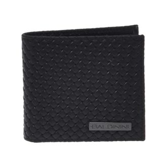 Baldinini Homme, Accessoires, Noir, Taille: ONE Size Portefeuille en cuir tiss&eacute;