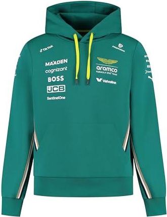 Aston Martin F1 2025 Homme Sweat à Capuche Pilotes Vert - Taille: 3XL