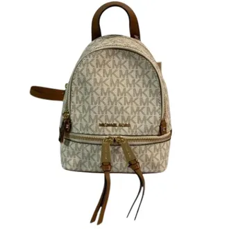 Michael Kors Sac &agrave; dos en tissu Pre-owned - Femme - Pre-owned - Blanc - Taille: ONE Size