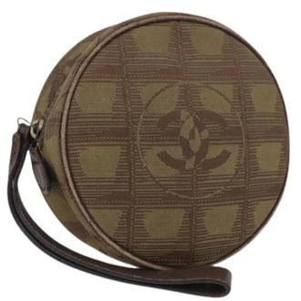 Chanel Pochette en nylon Pre-owned - Femme - Pre-owned - Beige - Taille: ONE Size
