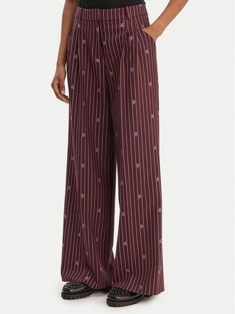 HUGO BOSS Stoffhose Haviri 50554419 Dunkelrot Relaxed Fit