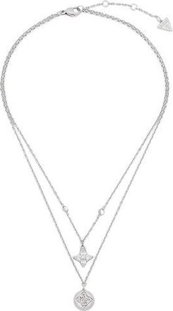 Guess Halskette JUBN06 468JW Silberfarben