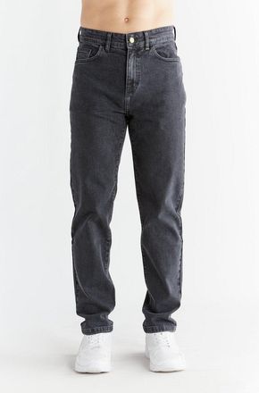 Evermind Herren vegan Jeans Straight Fit Carbon Gray