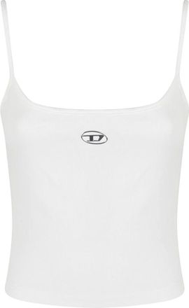 Diesel Femme, Tops, Blanc, Taille: 40 FR T-Hupy-Od D&eacute;bardeur