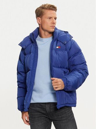 Tommy Jeans Daunenjacke Alaska DM0DM19537 Blau Loose Fit