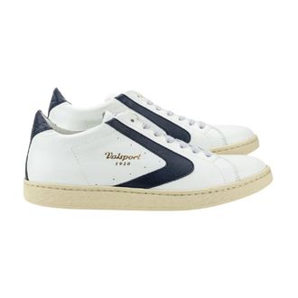Valsport Blaue Ledersneakers Boomerang Sohle - - Shoes - Herren - Blau - 45 EU