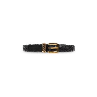 Etro Femme, Accessoires, Noir, Taille: 85 CM Braided Leather Belt