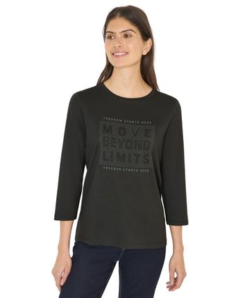 Cecil Damen Shirt mit Schmucksteinen