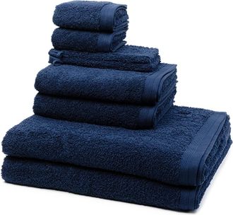 Möve 8 teiliges Frottier-Set - Superwuschel (2 X Wasch- 2 X Gäste- 2 X Dusch- 2 X Handtuch im Set) - 520 g/m2 - Baumwolle - Walkfrottee - saugstark - weich