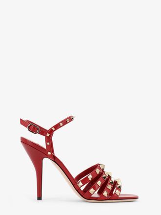 Valentino Garavani Rockstud leather sandals with iconic all-over studs - VALENTINO GARAVANI - gender_Woman